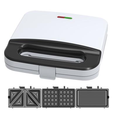 China Compact 750W 2 Slice Sandwich Maker Upright Storage Non Stick Plates Kitchen for sale