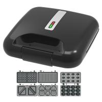 China 750W 2 Slice Sandwich Maker Non Stick Plates Power Ready Light Safety Cut Out for sale