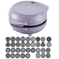 China Mini Waffle Pancake Maker 550W Interchangeable Grill Plates Non Stick Kitchen for sale