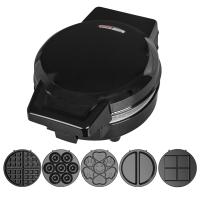 China Detachable Snack Maker 600W 5 Interchangeable Plates Non Stick Cool Touch for sale