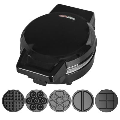 China Detachable Snack Maker 600W 5 Interchangeable Plates Non Stick Cool Touch for sale