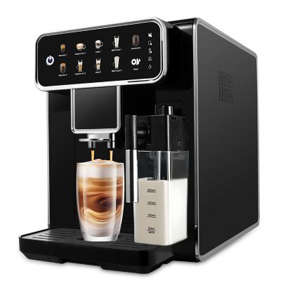 China 15 Bar Automatic Espresso Machine 1350W Touch Screen 1.5L Tank 300g Hopper for sale