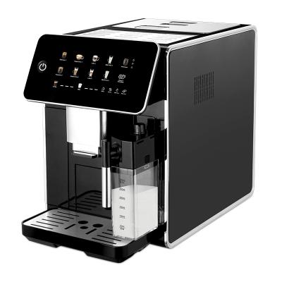 China Automatic Coffee Machine 15 Bar Italy Pump One Touch Milk Frother 1.5L Water Tank for sale