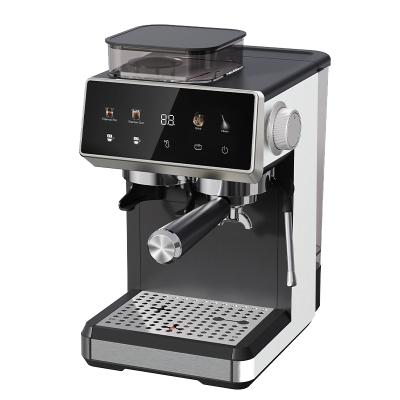 China Semi Automatic Coffee Machine 20 Bar Cool Espresso Adjustable Grinder Iced for sale