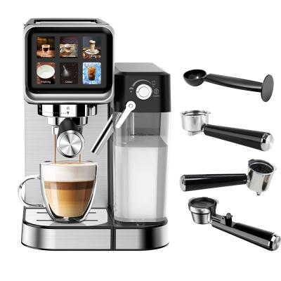 China 20 Bar Double Boiler Espresso Machine Cold Brew TFT Touch Screen Home for sale
