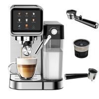 China Espresso Maker 20 Bar Double Boiler Cold Brew TFT Touch Screen Programmable Home for sale
