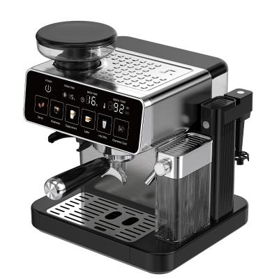 China Automatic Espresso Maker 20 Bar Cool Milk Frother Cool Espresso 2L Tank for sale