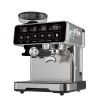 China Espresso Machine with Grinder 20Bar Pressure Gauge for Office for sale