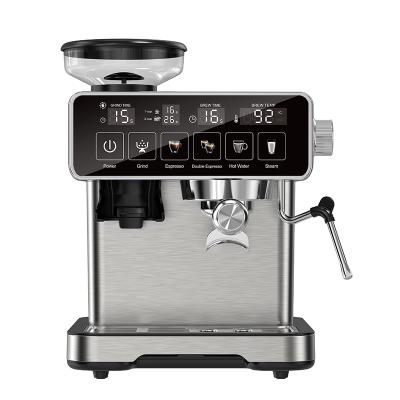China Built-in Grinder Espresso Maker 20Bar Milk Frother for Home for sale