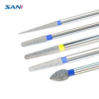 China Dental Polish Bur Stainless Steel Diamond Bur Set For High Speed Handpiece for sale