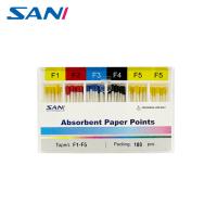 China Dental Gutta Percha Point Paper Absorbent Paper Points Taper 02/04/06/F1-F5 for sale