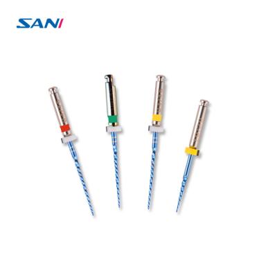China 16mm/19mm Niti Rotary Files with Good cutting ability and Super flexibility for sale