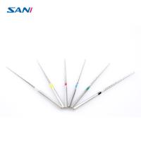 China Stainless Steel 6pcs/Box Rotary Dental Endo Files Engine Use for sale