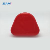 China Red Plastic Mouthguard Container Case 17g Denture Holder Containers for sale