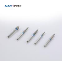 China Metal 10packs/Box Safe End Diamond Finishing Burs In Dentistry for sale
