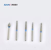 China Metal 10packs/Box Safe End Diamond Finishing Burs In Dentistry for sale