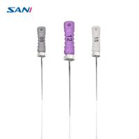 China 19mm 21mm 25mm 28mm 31mm Stainless Steel Dental Hand File C File For Root Canal Treatment for sale