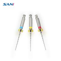 China 2.0N/Cm Niti Rotary Dental Files Kid File For Root Canal Treatment 3pcs/Pack for sale