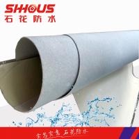 China Sand Surfaced Backed HDPE Waterproofing Membrane Pre Laid Waterproof Membrane Roll for sale