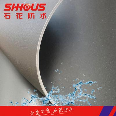 China White PVC Waterproofing Membrane Rolls For Tunnels Plastic Roof Membrane for sale