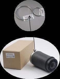 China BMW X5 E53 Rear Steel Clamps Air Bag Automotive Suspension Shock Repair Kits 37126750355 for sale