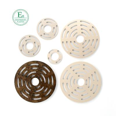 China Peek High Performance Plastics peek cnc machining spare parts valve for sale