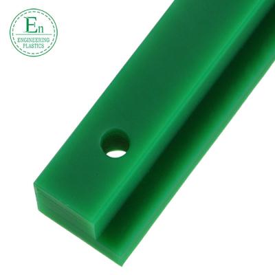 China Green Plastic CNC Machining Chain Guide Rail Transmission Parts for sale