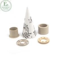 China High Temperature Peek Plastic Sleeve Bushings Wear Resistant for sale