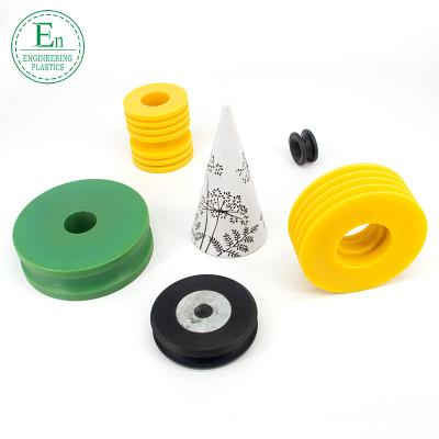 China Heat Resistance Plastic CNC Machining Parts Nylon Pulley Wheel for sale