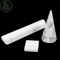 China White PTFE Machining Parts High Fireproof Insulation Plastic Parts for sale
