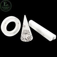 China White PTFE Machining Parts High Fireproof Insulation Plastic Parts for sale