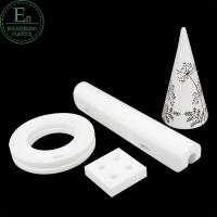 China White PTFE Machining Parts High Fireproof Insulation Plastic Parts for sale