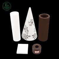 China Corrosion Resistant CNC Machining PTFE Parts Coffee PTFE Plate Rod Tube for sale