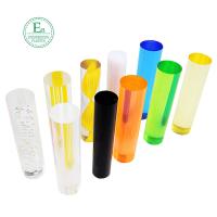 China Transparent Hollow Acrylic Pipe Plastic PMMA Crystal Acrylic Rod Sheet for sale