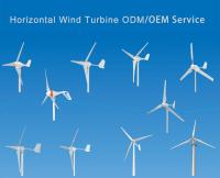 China 600W Horizontal Wind Turbines Wind Generators With 3 Blades for sale