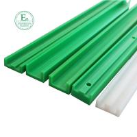China ODM Plastic CNC Machining UPE Guide Rail Green Nature ISO9001 for sale