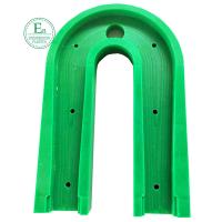 China ODM Plastic CNC Machining UPE Guide Rail Green Nature ISO9001 for sale