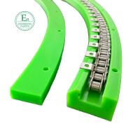 China ODM Plastic CNC Machining UPE Guide Rail Green Nature ISO9001 for sale