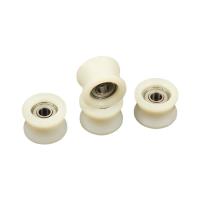 China Precise Nylon Machined Plastic Parts Small Cnc Pulley Bearings Casters for sale