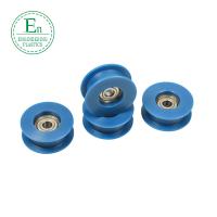 China Milling Plastic Cnc Machining Polyurethane Roller Bearing Wheel for sale