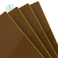 China PAI High Performance Plastics Automotive Sheet Yellow Brown for sale