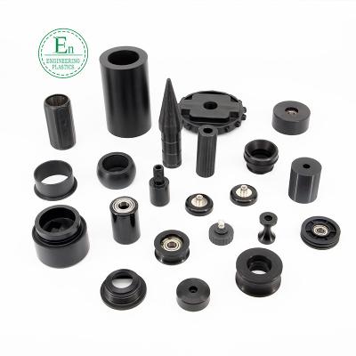 China Black POM Cnc Plastic Machining Prototype Process Deep Groove Ball Bearing Bushing for sale