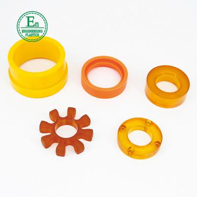 China PU Plastic Injection Molding Companies Wear Resistant Cushion Beige for sale