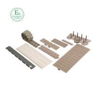 China PE PP General Engineering Plastics Brown Plastic Chain Plate Sushi Chain for sale