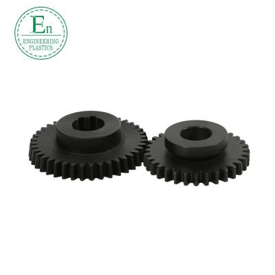 China POM Uhmw Cnc Plastic Machined Parts Gear Machine Plus Bevel Gear for sale