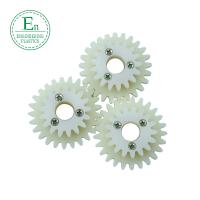 China Precision Industrial Self-Lubricating UPE High Hardness Nylon Helical Gear for sale