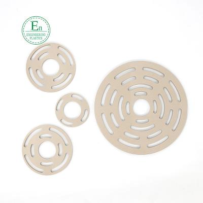 China OEM PEEK Valve High Performance Plastics Parts Injection Molding Polyetheretherketone for sale