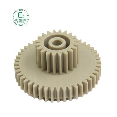 China Custom Size Polishing PEEK Gear Cnc Machining Plastic Parts for sale