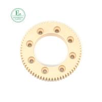 China PEEK gear high performance materials properties of peek injection molding all plastic parts for sale