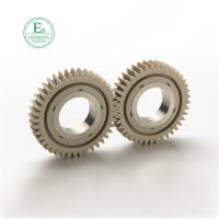 China Polishing Plastic Spur Gear Indentation Hardness All Peek Materials for sale